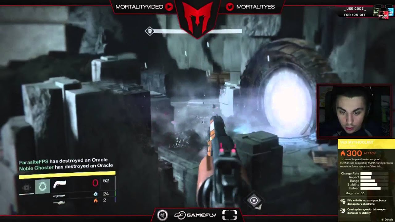 VoG Atheon's Hard mode (2nd Vex Mythoclast) - YouTube