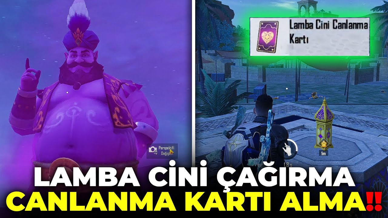 LAMBA CİNİ NASIL ÇAĞIRILIR, CANLANMA KARTI - PUBG MOBİLE - YouTube