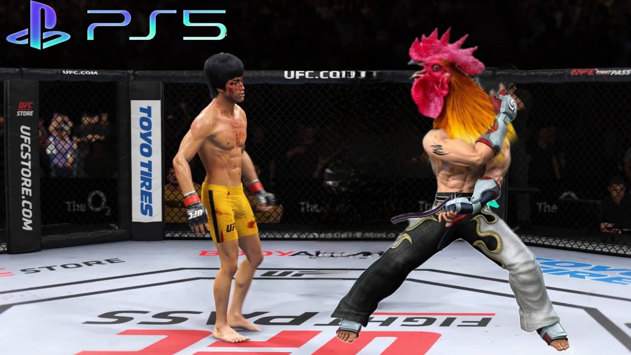 UFC4 Bruce Lee vs Rooster EA Sports UFC 4 - YouTube