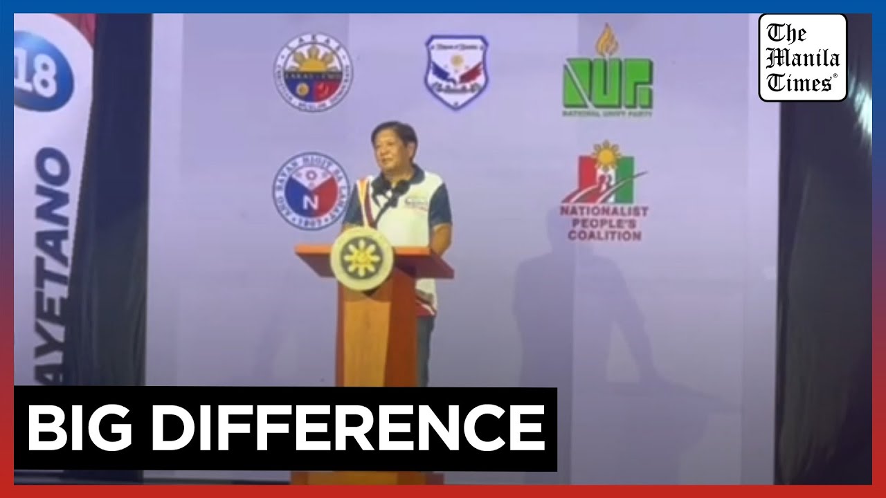 Marcos leads senatorial bets in campaign launch in Metro Manila - YouTube