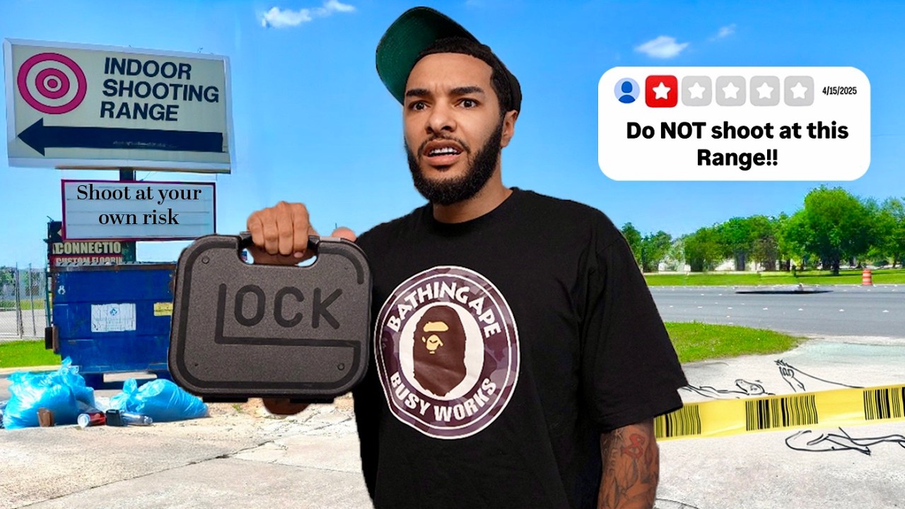 Shooting at WORST RATED Gun Range in Houston, TX! 🔫 - YouTube