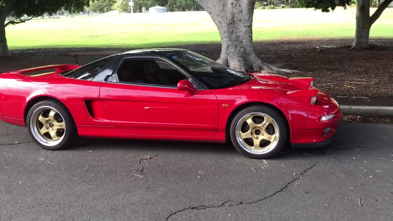 NSX NA1 early JDM manual Work Meister rims www.SunRiseCars.com.au - YouTube