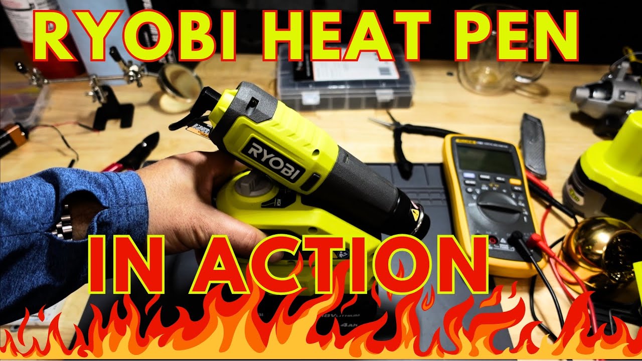 Ryobi Heat Pen - Hot take and demo of this 18V heater gun - YouTube