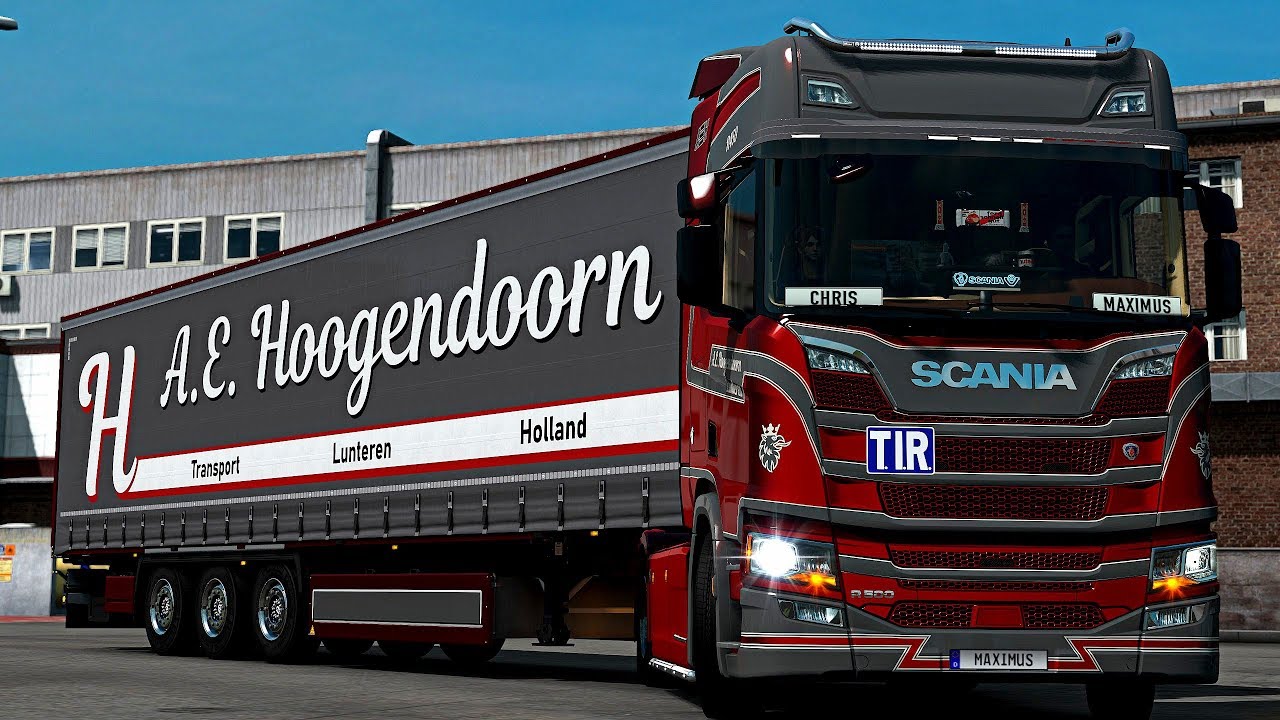 ETS2 Scania R450 - Eine FAHRT durch Frankreich [#1397] EURO TRUCK ...
