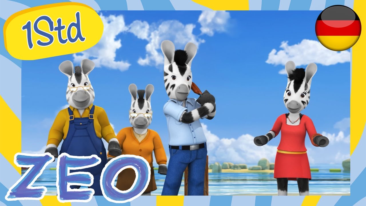 Zeo Neue Kompilation 🦓 Zeo spielt Kricket 🏏 1 Stunde 🦓 Zeo das Zebra ...