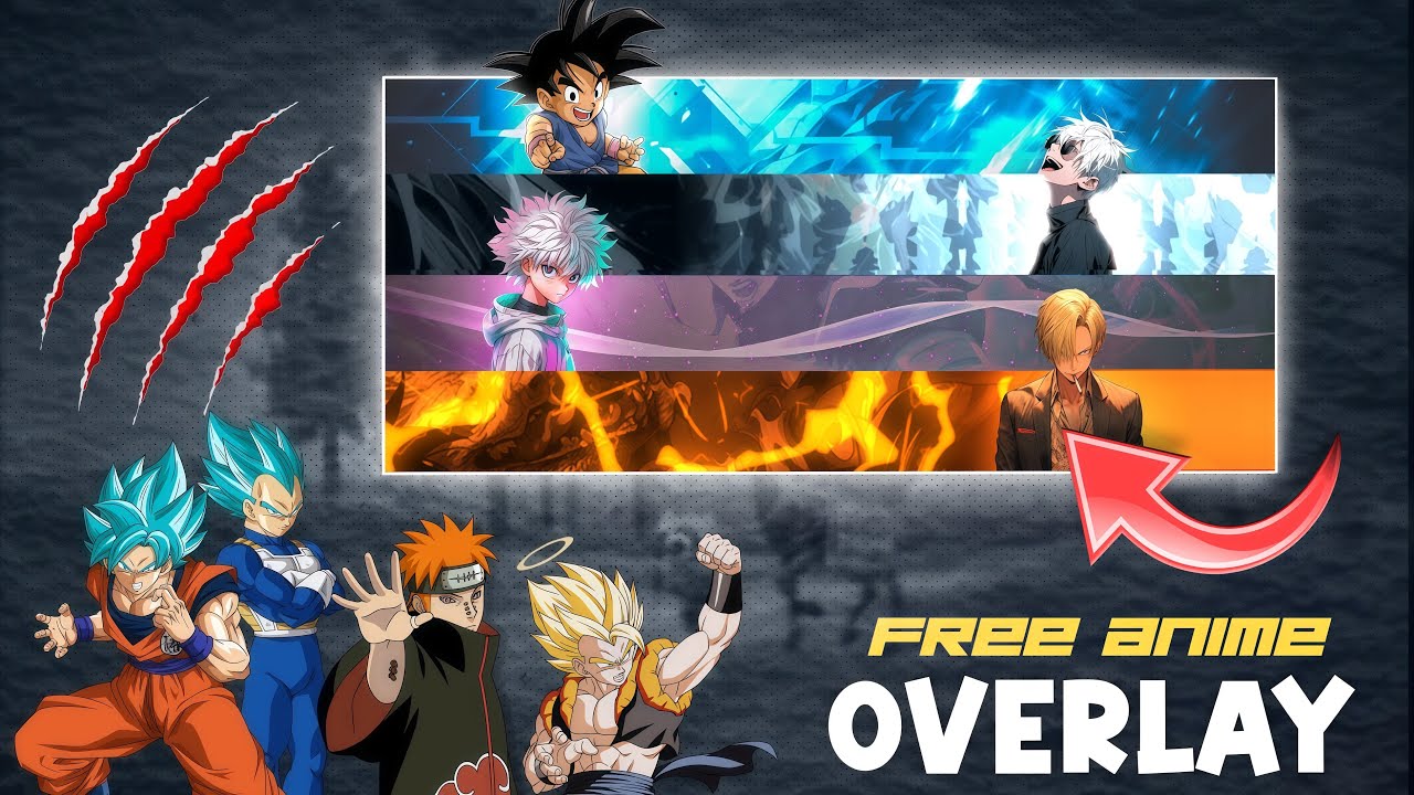 FREE Anime Overlay Pack 2026 🔥 Anime Overlay Free Download - YouTube