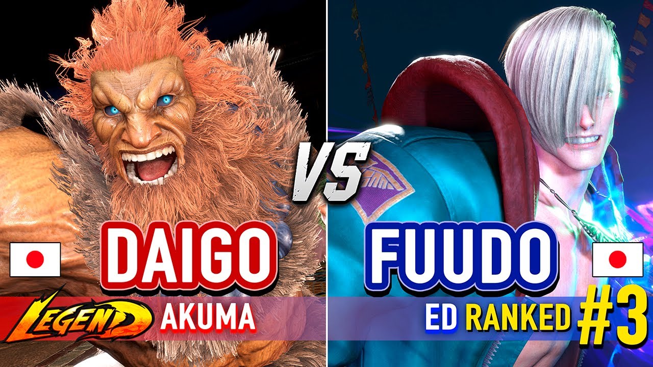 SF6 🔥 DAIGO (Akuma) vs FUUDO (#3 Ranked Ed) 🔥 Street Fighter 6 High ...