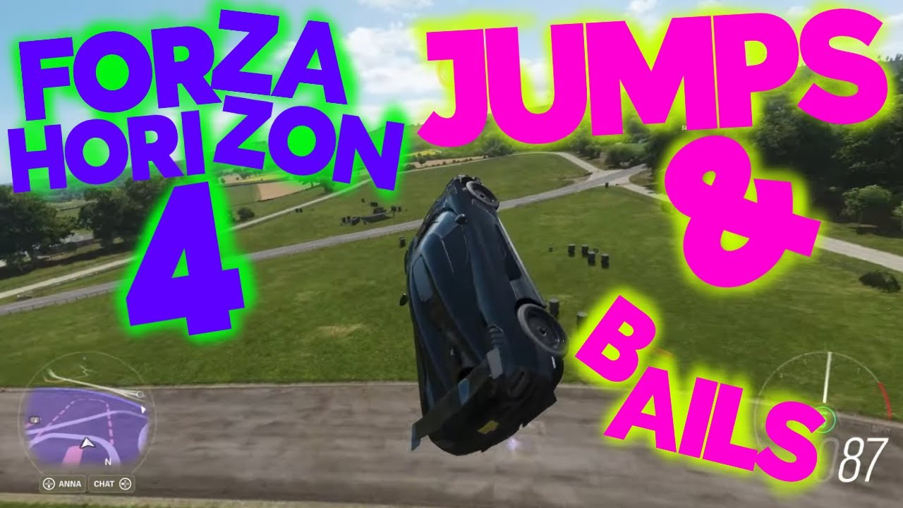 Forza Horizon 4: Jumps and Bails - YouTube