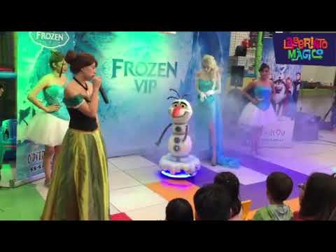 Frozen VIP en Laberinto de Aventuras Salón de Fiestas Infantiles - YouTube