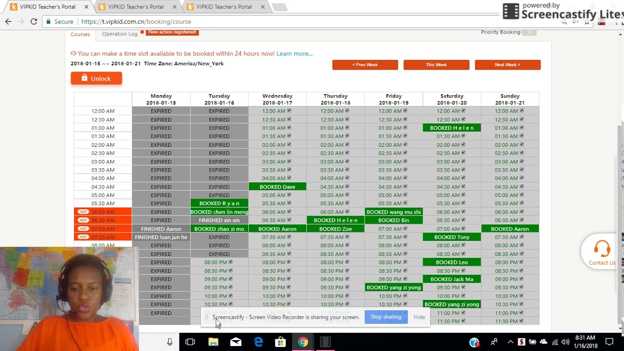 VIPKID- Substitute button!!! - YouTube