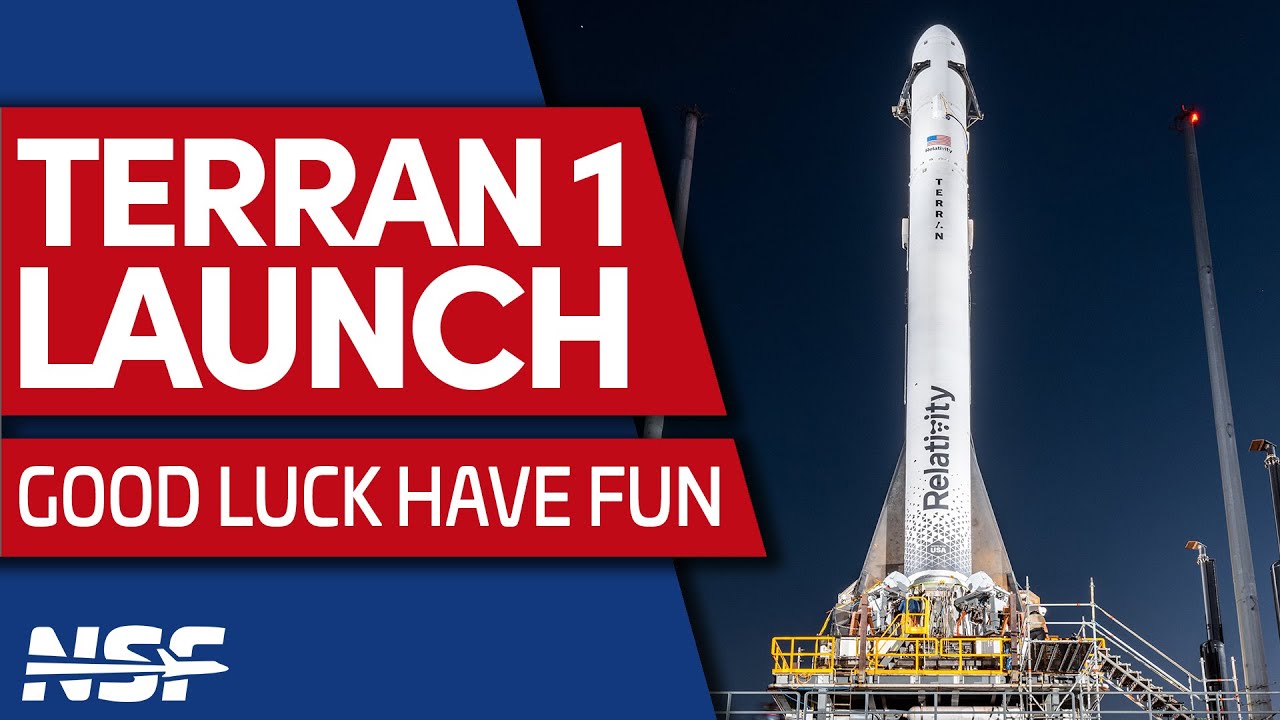 Relativity Space Launches First Terran 1 Rocket - YouTube