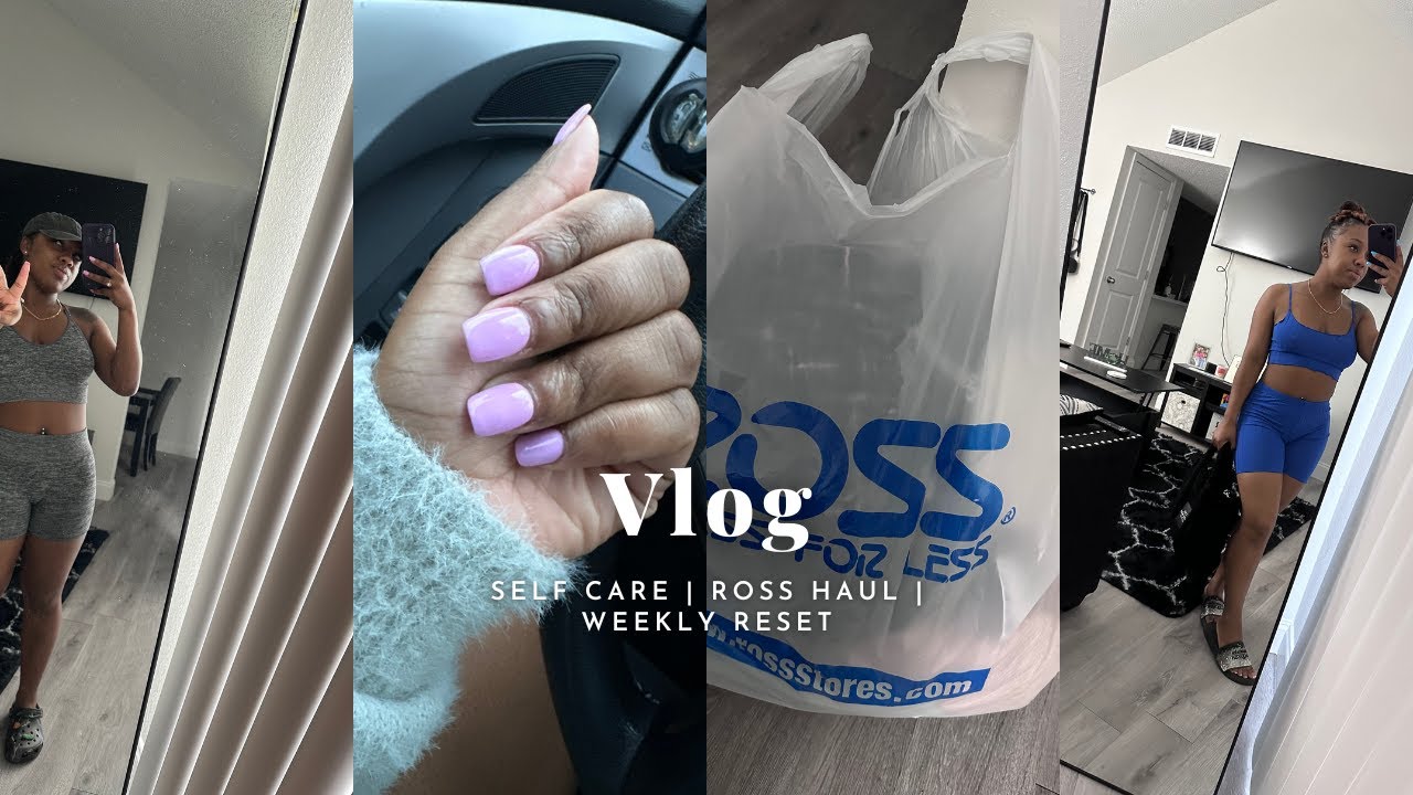 Vlog With Quani Armani | Monday Reset, Nail Appointment, Ross Haul and ...