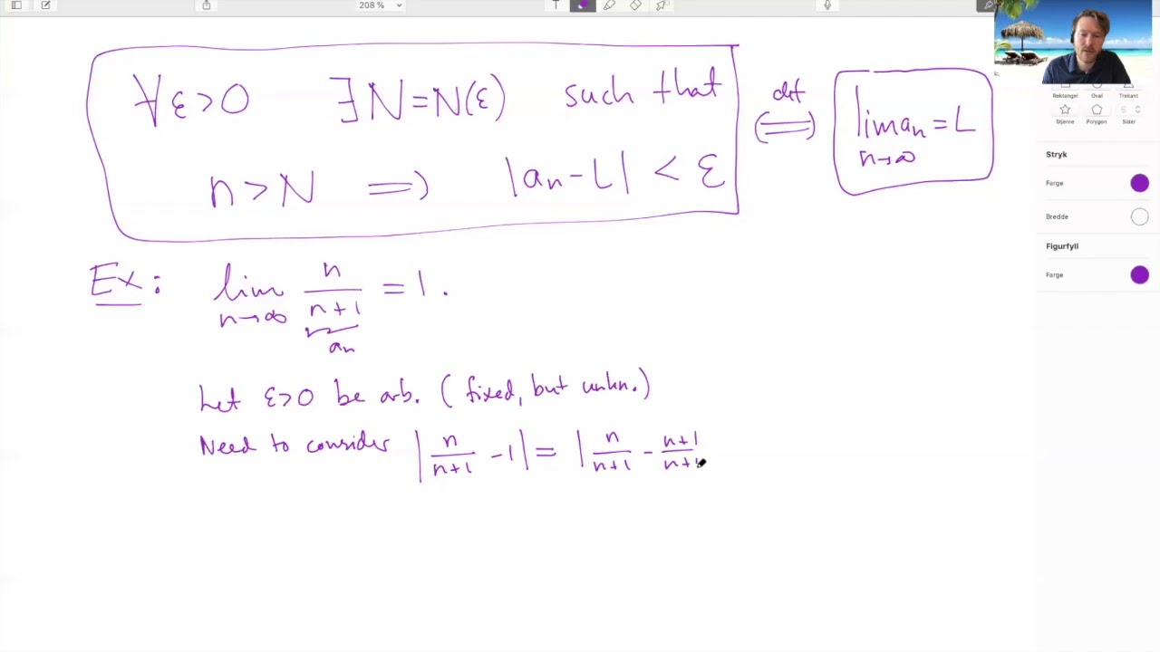 Definition of the limit of sequences, part 2 - YouTube