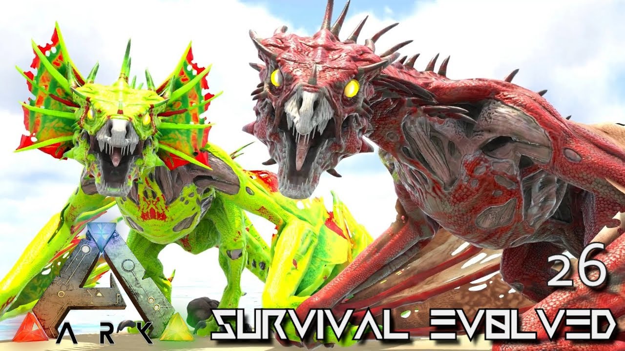 ARK: SURVIVAL EVOLVED - REAL ZOMBIE WYVERN E26 !!! ( PUGNACIA PARADOS ...