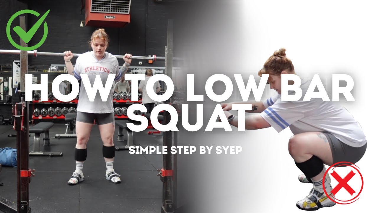 How To Low Bar Squat | Simple Step By Step Tutorial - YouTube