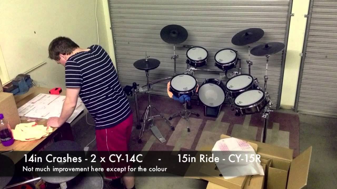 Roland TD-30KV Unboxing and Setup - YouTube