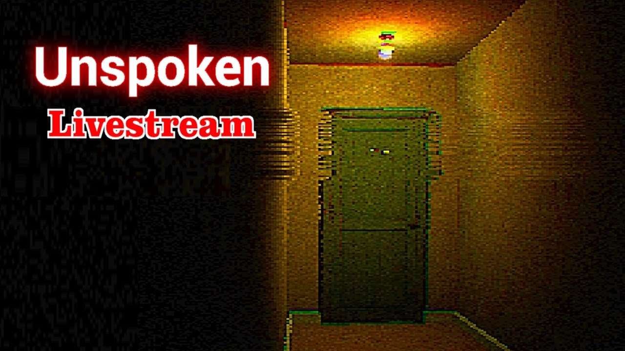 NEW Indie Horror Game - Bendy Secret at the End | Unspoken - Livestream ...