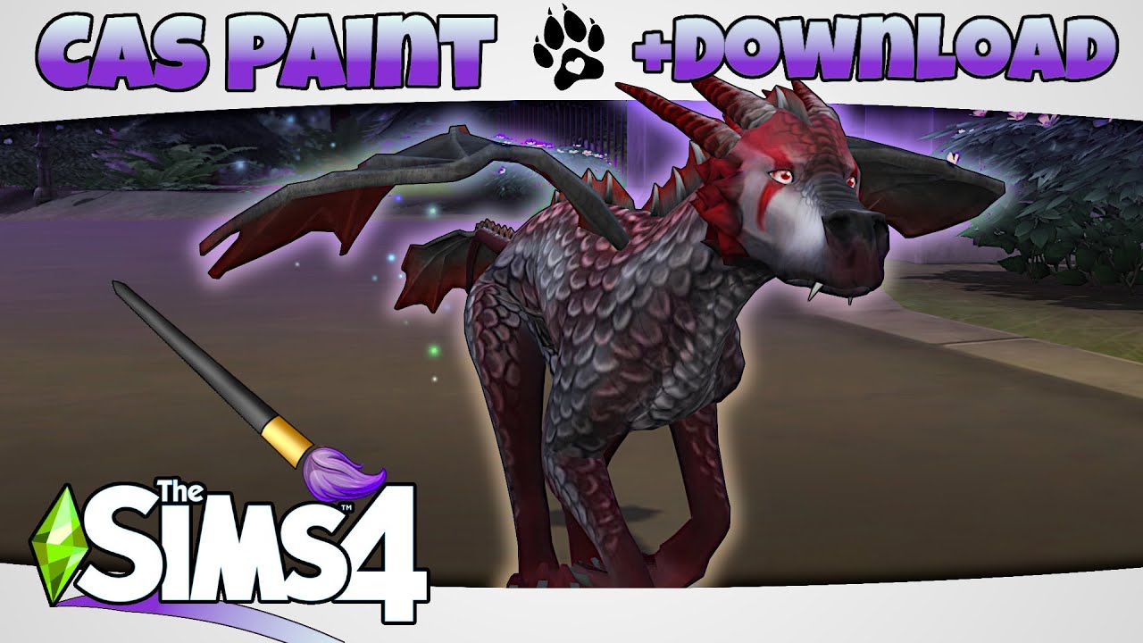 🐲 Create DRAGONS !! The Sims 4 [ Paranormal Cas Speed Edit Paint I Ts4 ...