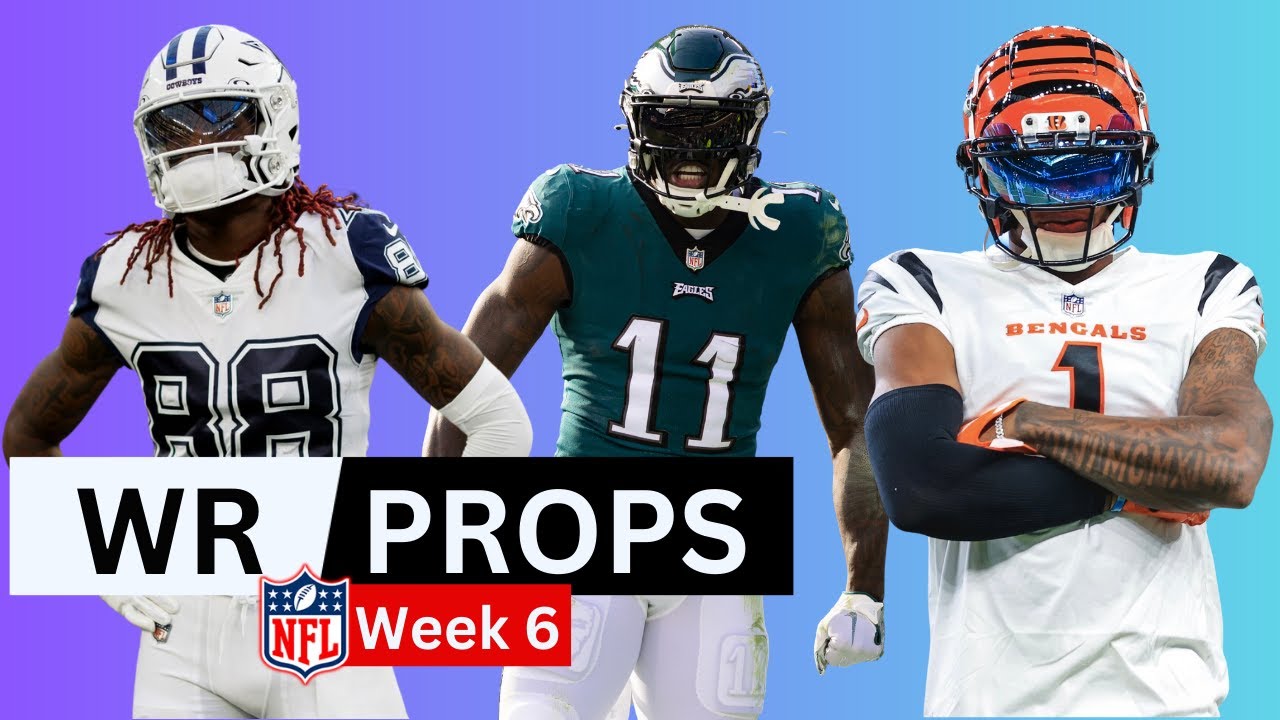 NFL WR's to Target in Week 6 | NFL Week 6 Predictions | NFL Week 6 Best ...
