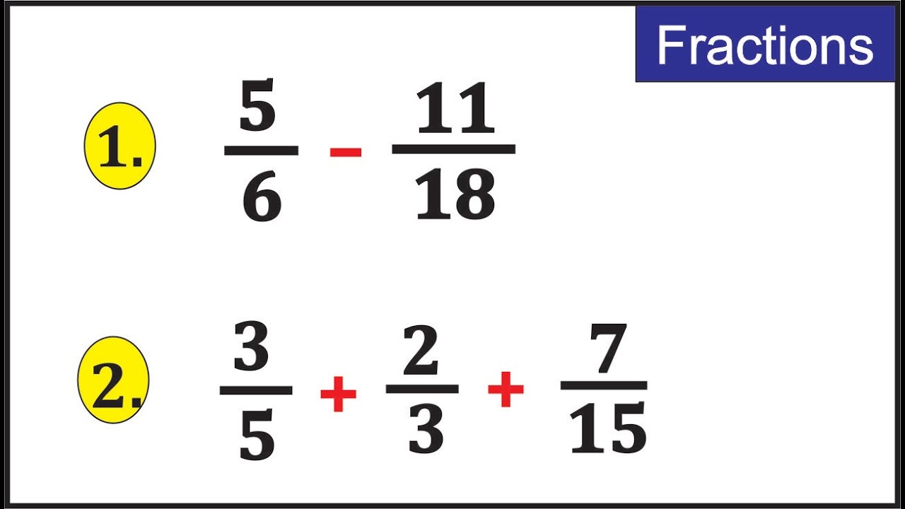 Fractions Addition Subtraction Trick How To Multiply Fractions With Fractions Addition Subtraction Trick How To Multiply Fractions With
