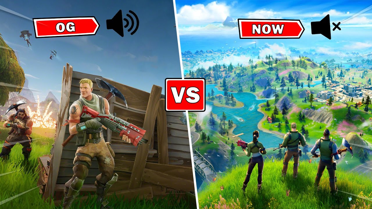 OG Fortnite Sound Effects VS Now (Chapter 2 Season 4) - YouTube