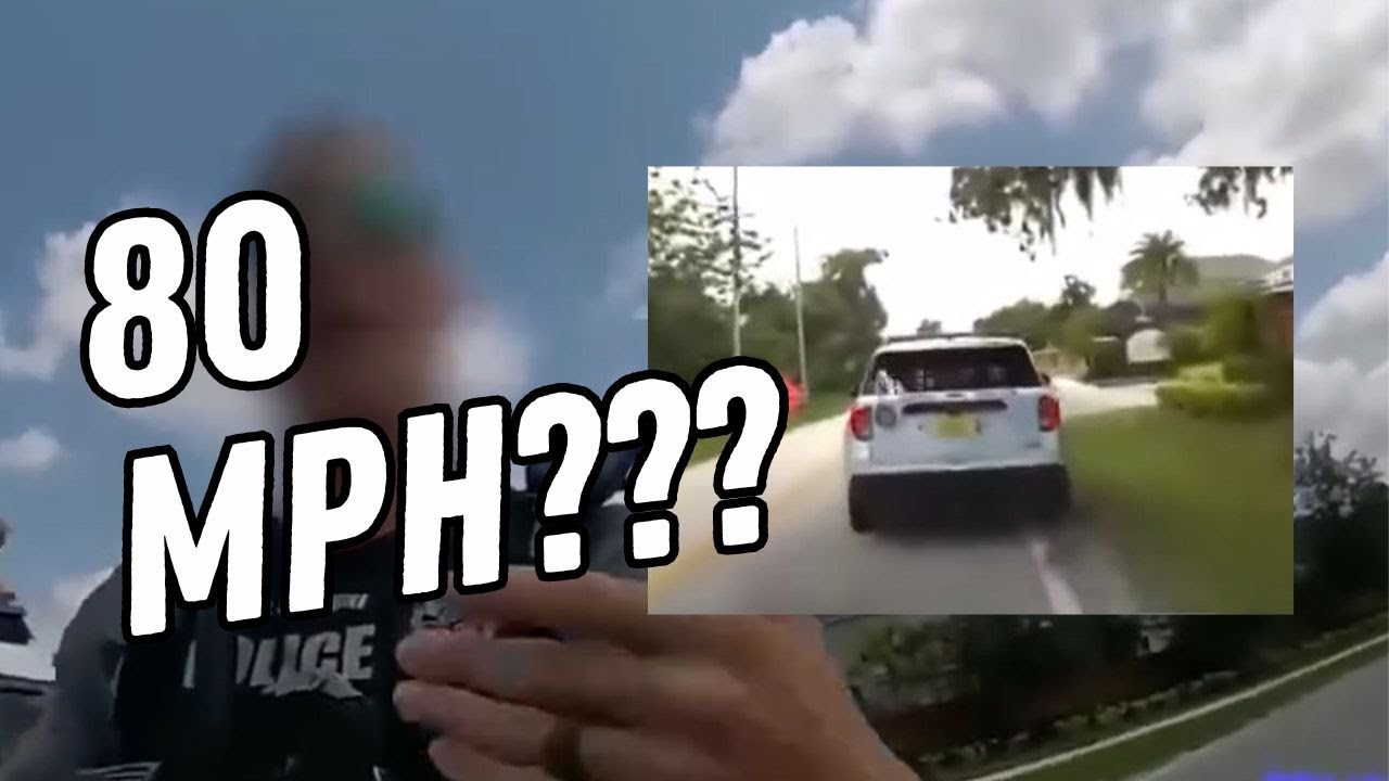BODYCAM: Police Officer PULLED OVER for Speeding Then Flees the Scene ...