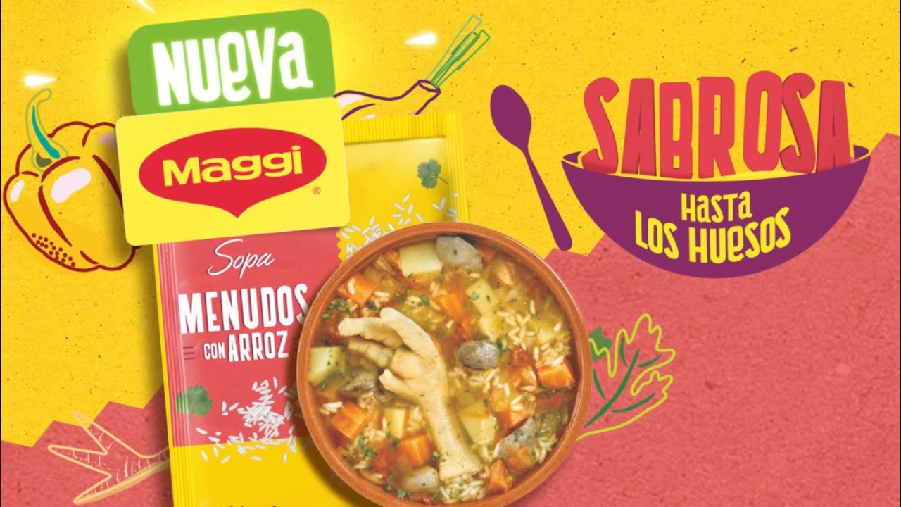 NUEVA Sopa de Menudos con Arroz Maggi® - YouTube