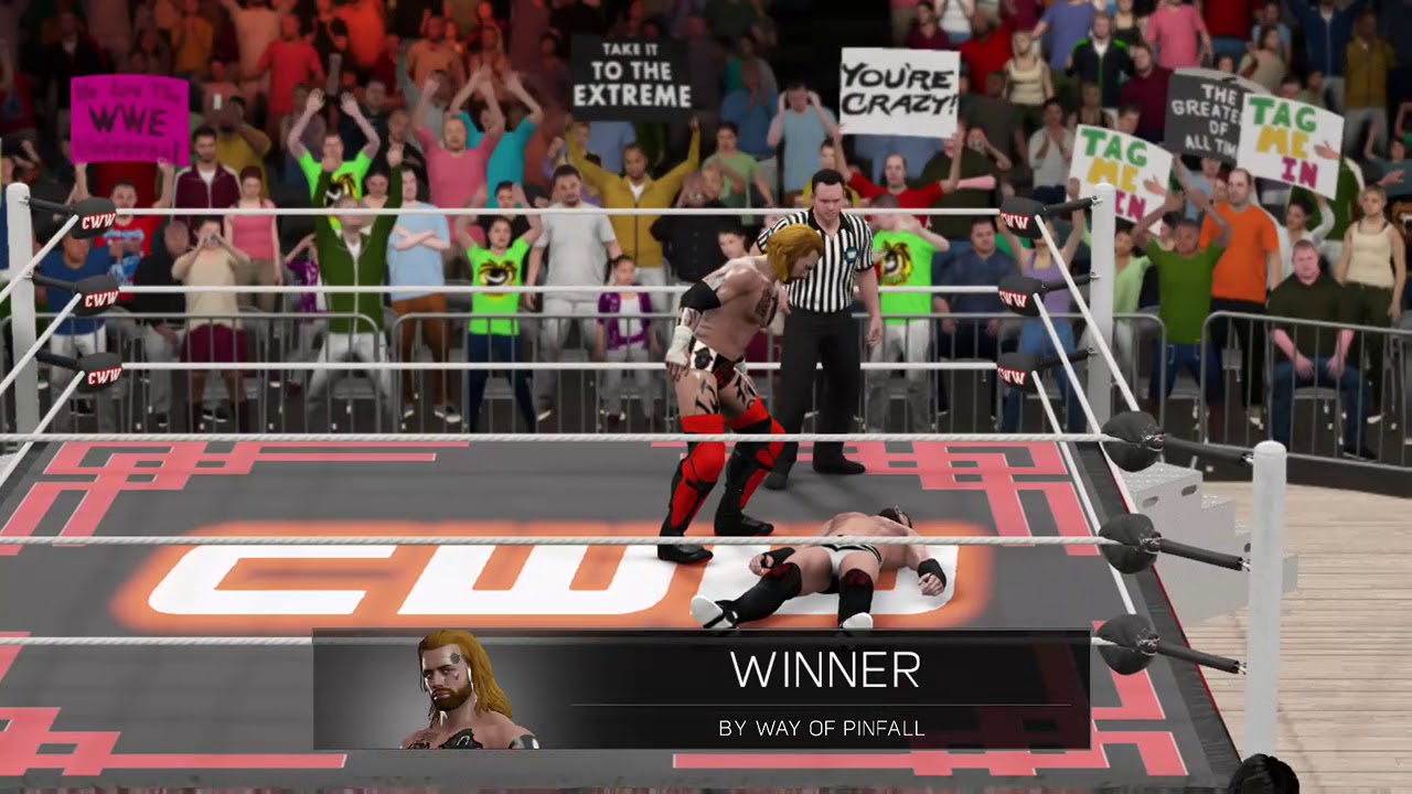 wwe 2k17 handicap match - YouTube