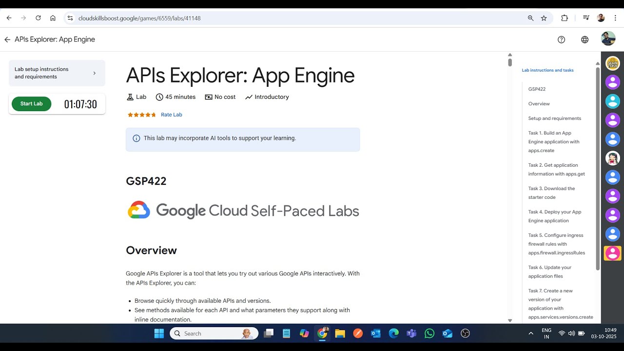 APIs Explorer: App Engine || Lab Solution || Google Cloud Arcade 2025 - YouTube
