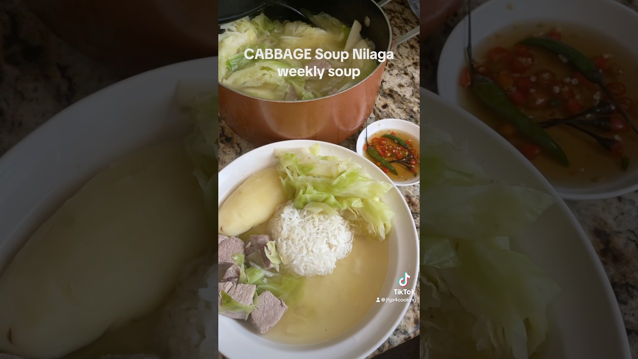 Cabbage Soup Nilaga #cabbage #pork #filipinofood - YouTube