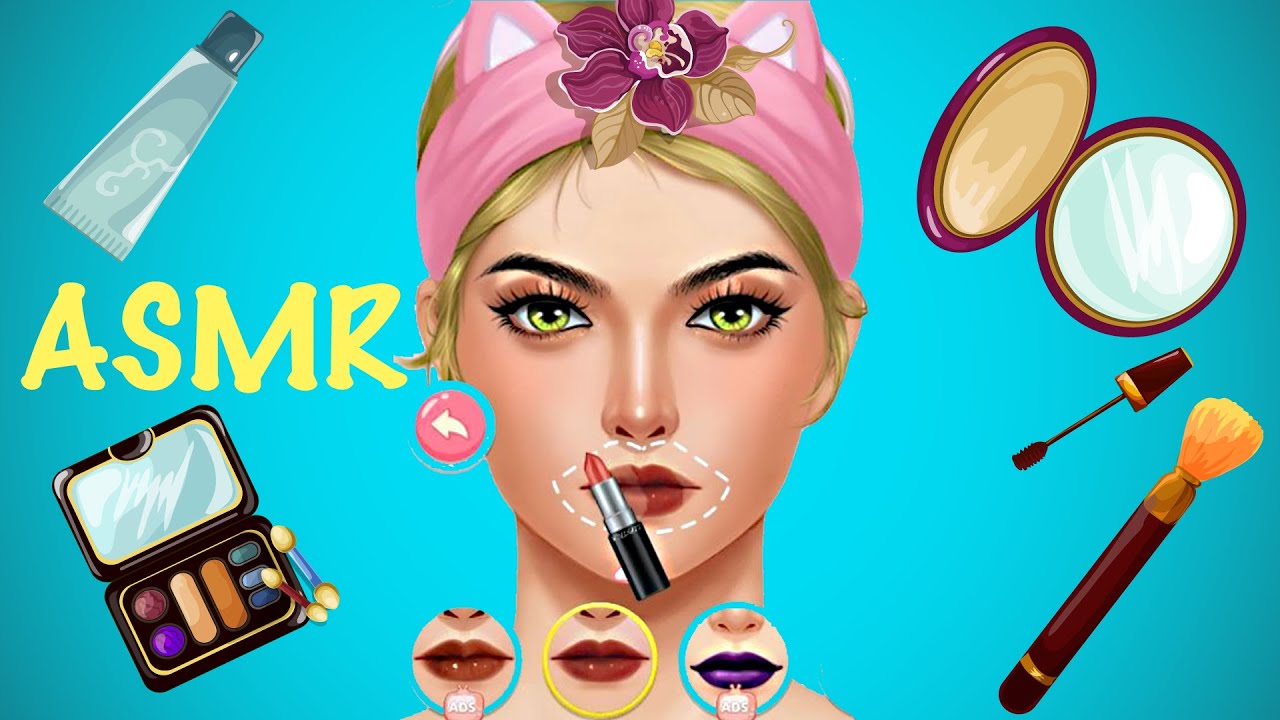 ASMR 🔸 Three makeup modes 💄 Animation makeup Girl - YouTube