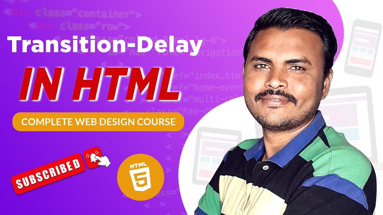 Transition Delay Property In Css Css Tutorial In Hindi Css Css3 