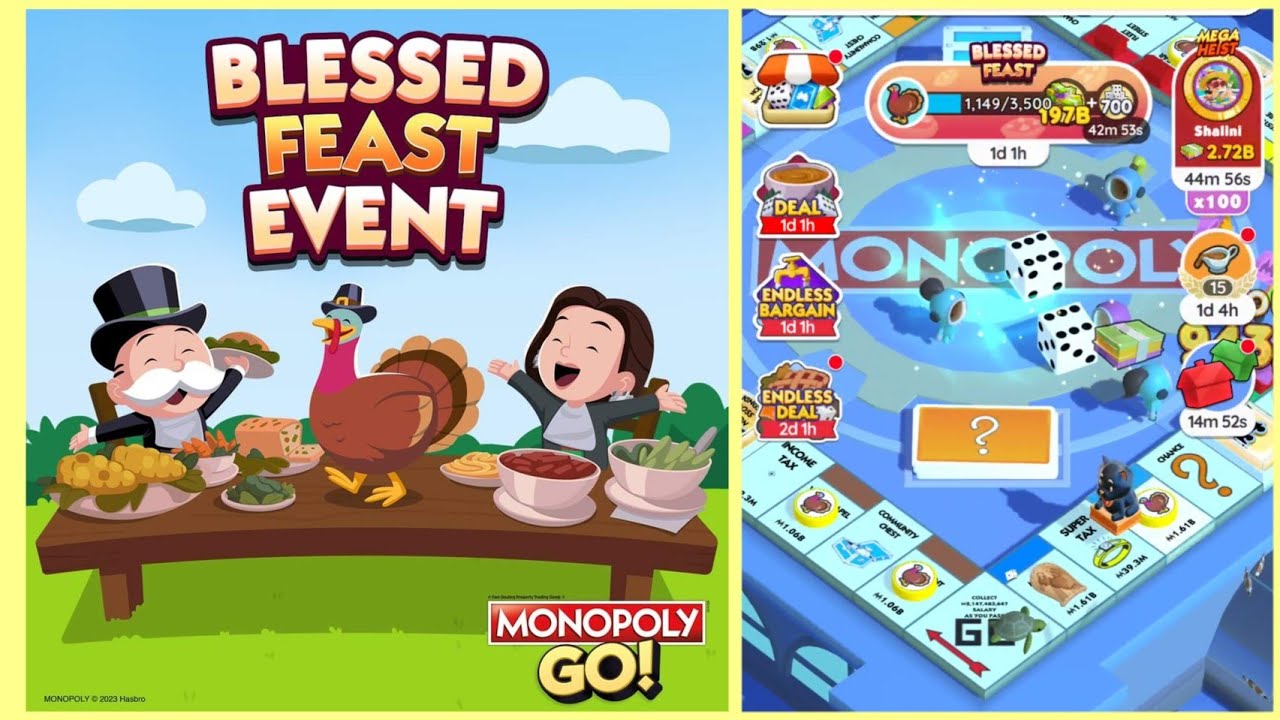 Monopoly Go: Blessed Feast - New Thanksgiving Event - Part 2 # ...