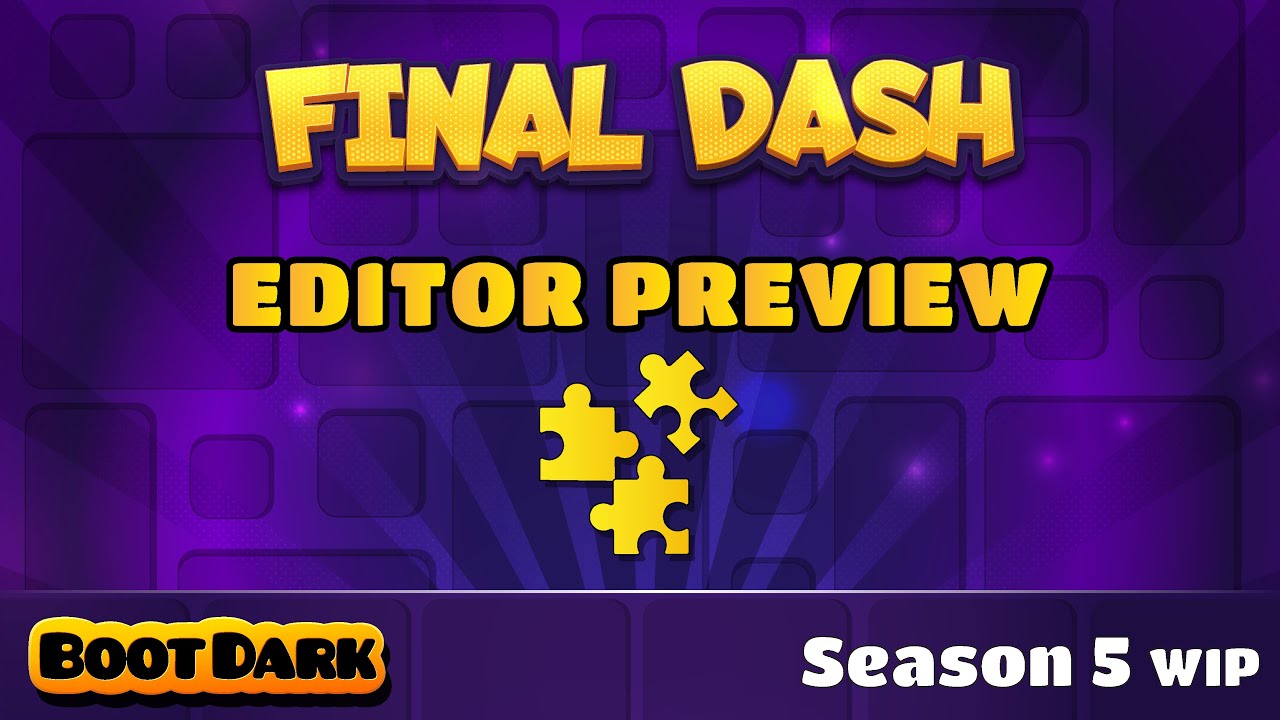 Online Level Editor | Final Dash Season 5 - YouTube