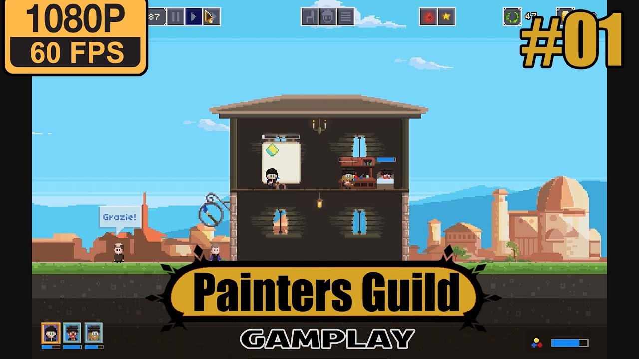Painters Guild gameplay walkthrough Part 1 - YouTube