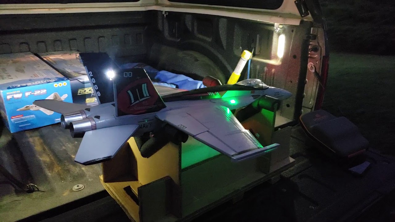 Freewing F-18 4S - Lighting Kit - YouTube