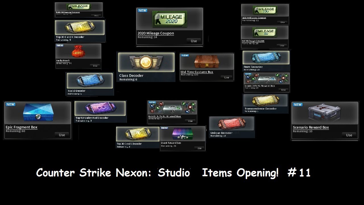 [CSNS/CSNZ] Counter Strike Nexon: Studio Items Opening #11 - YouTube