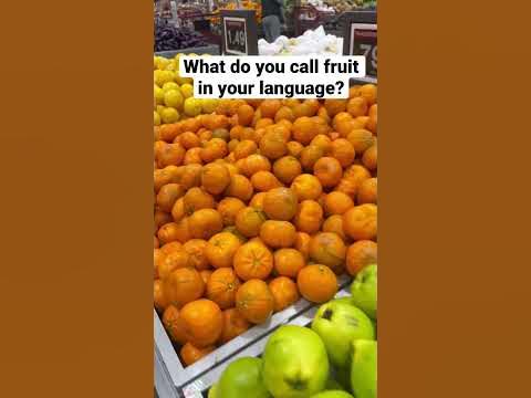 What do you call fruit in your language #chef #food #fryer #cheffood #youtubeshorts #cooking # ...