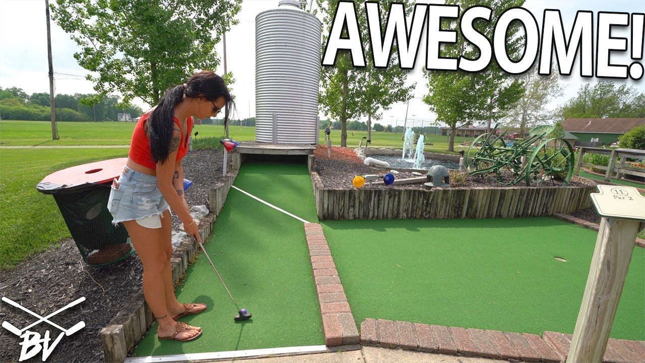 WE FOUND AN AWESOME MINI GOLF COURSE ON A FARM! | Brooks Holt - YouTube
