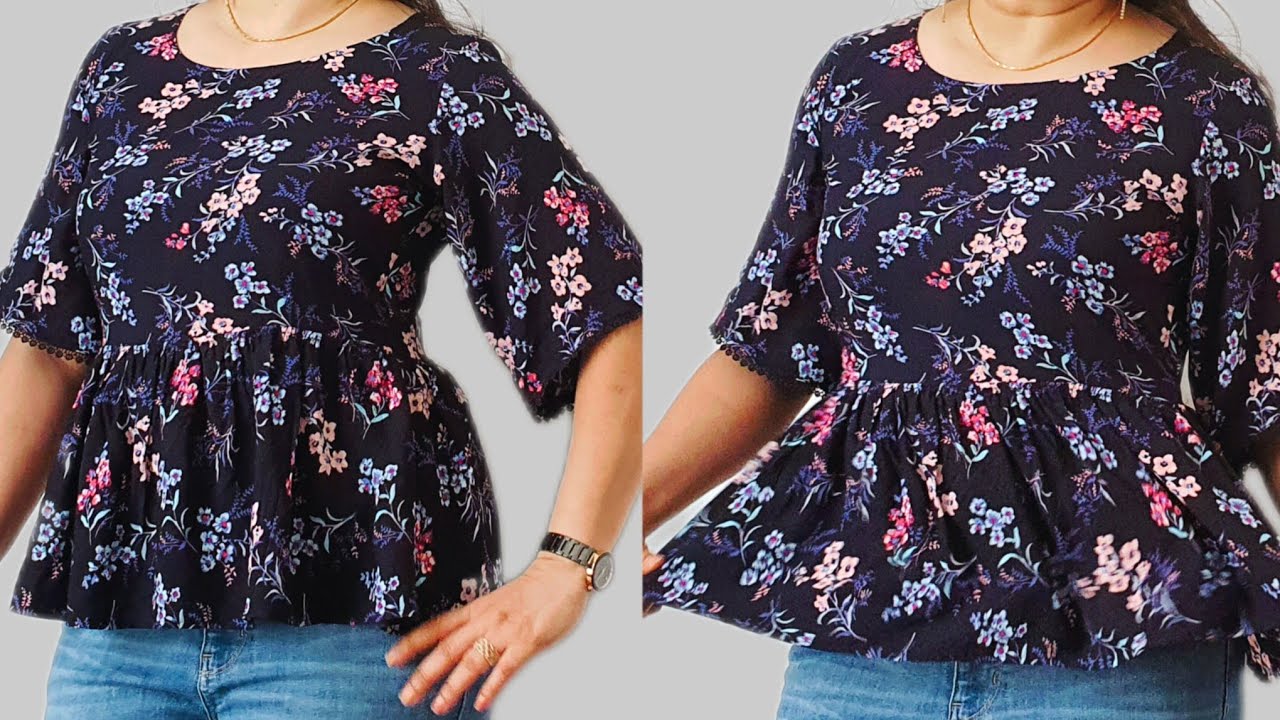 Beautiful Summer Top Design | ️ and Stitching - YouTube