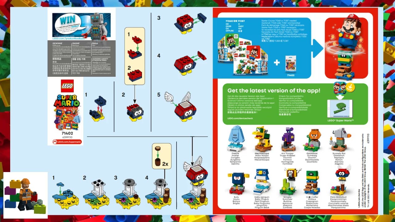 LEGO instructions - Super Mario - 71402 - Para-Biddybud - YouTube