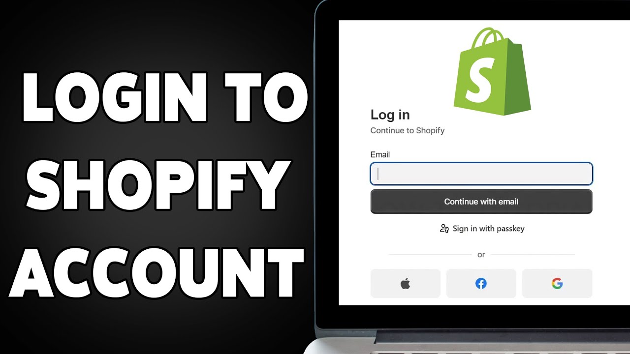 How To Login To Shopify Account 2025 | Shopify Store Sign In Tutorial ...
