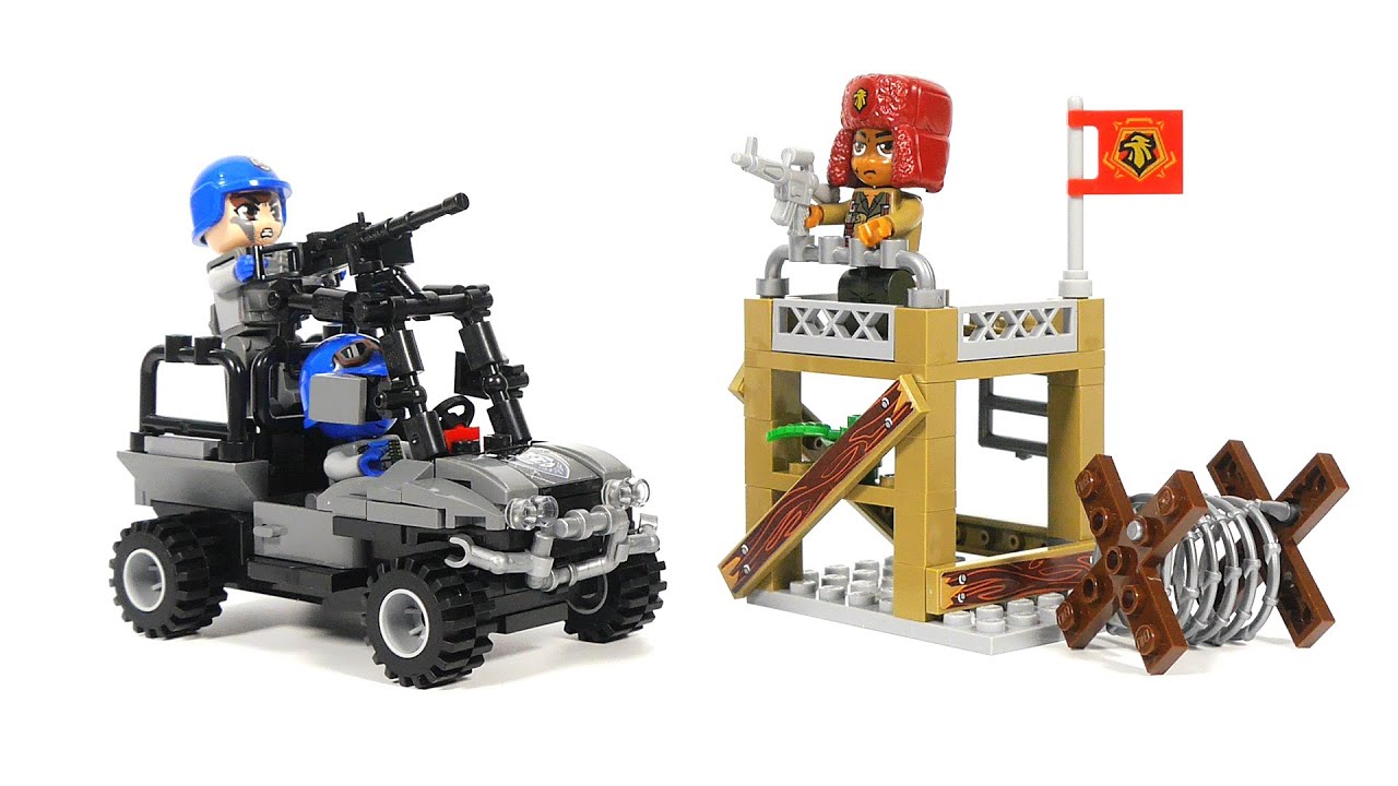 Qman Thunder mission 1725 Break through warning line | BRICK SET UNBOX ...