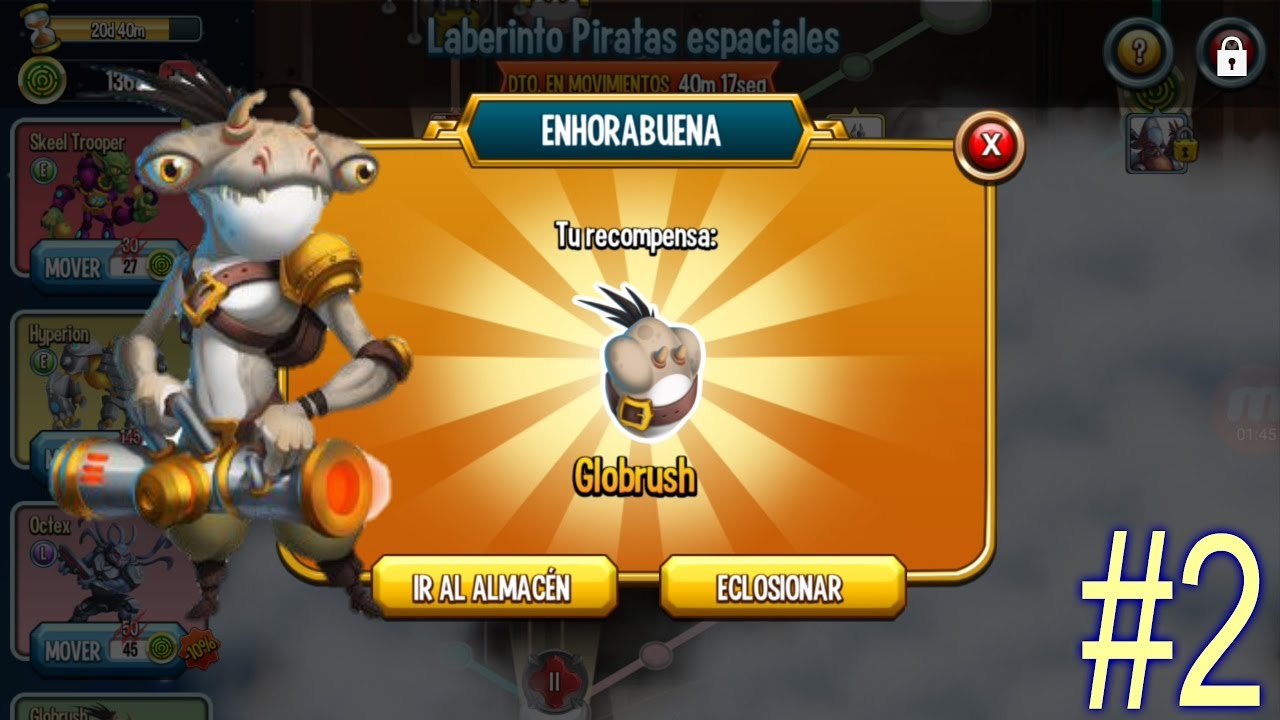CONSIGUIENDO A GLOBRUSH Y AVANZAMOS CON OCTEX [ MONSTER LEGENDS ] - YouTube