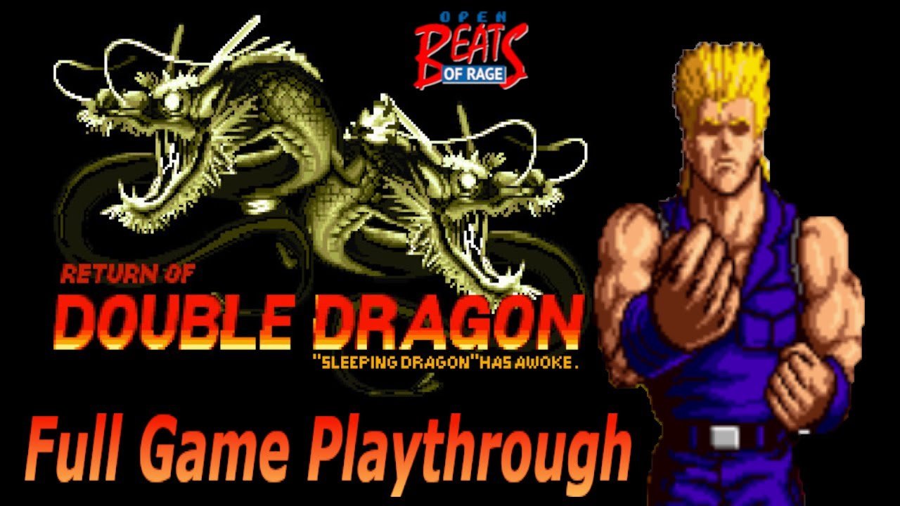 Return of Double Dragon (OpenBOR) | Full Game Playthrough - YouTube