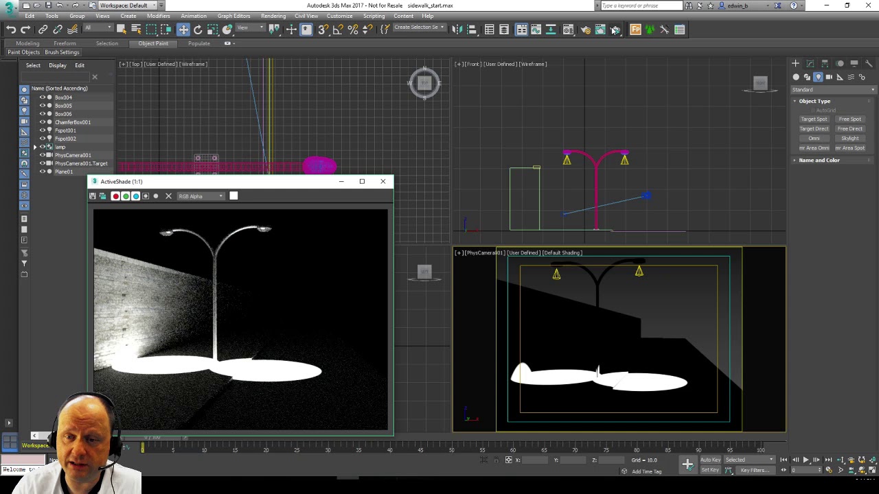 finalRender trueHybrid(TM): Lights & Volumetric Live Recording Tutorial - YouTube