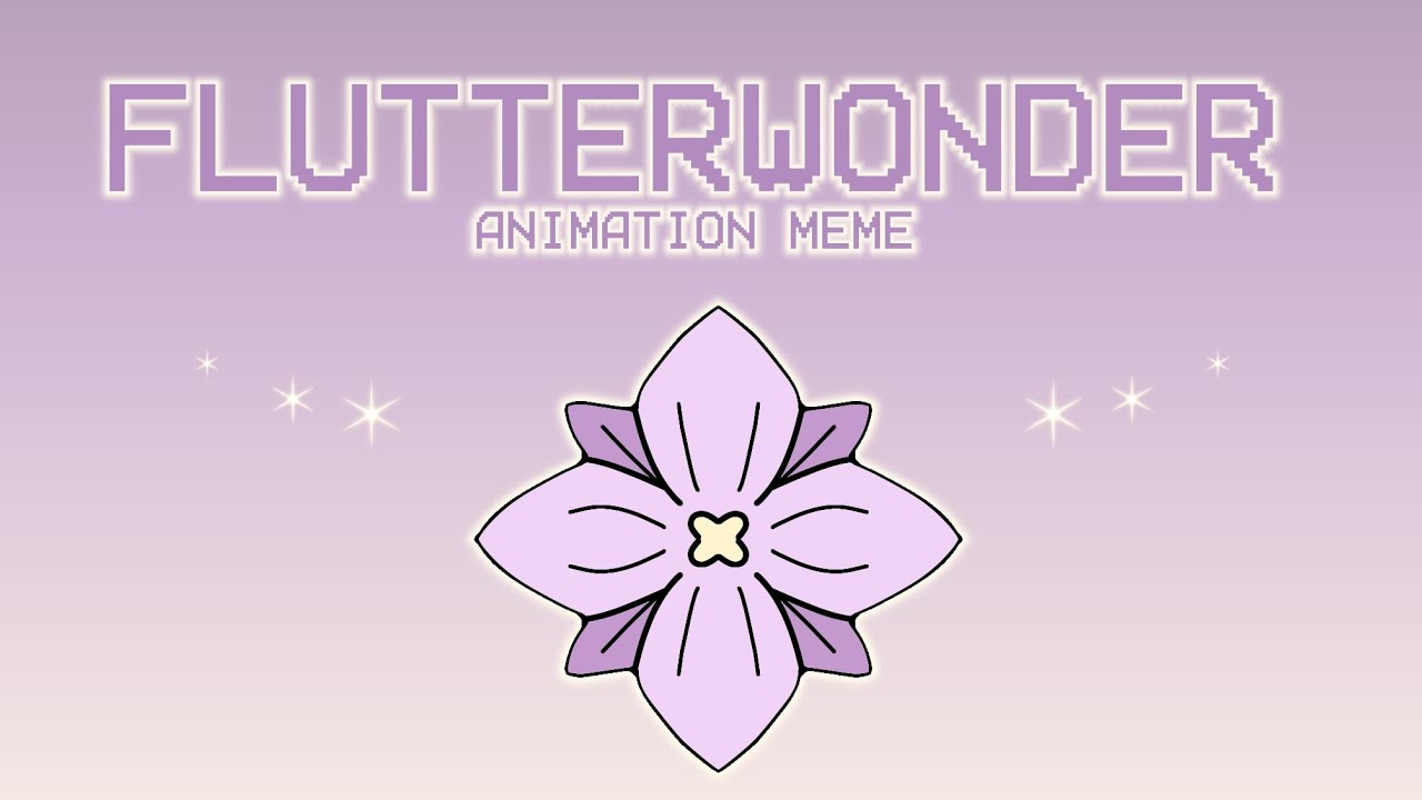 FLUTTERWONDER | Animation meme! - YouTube