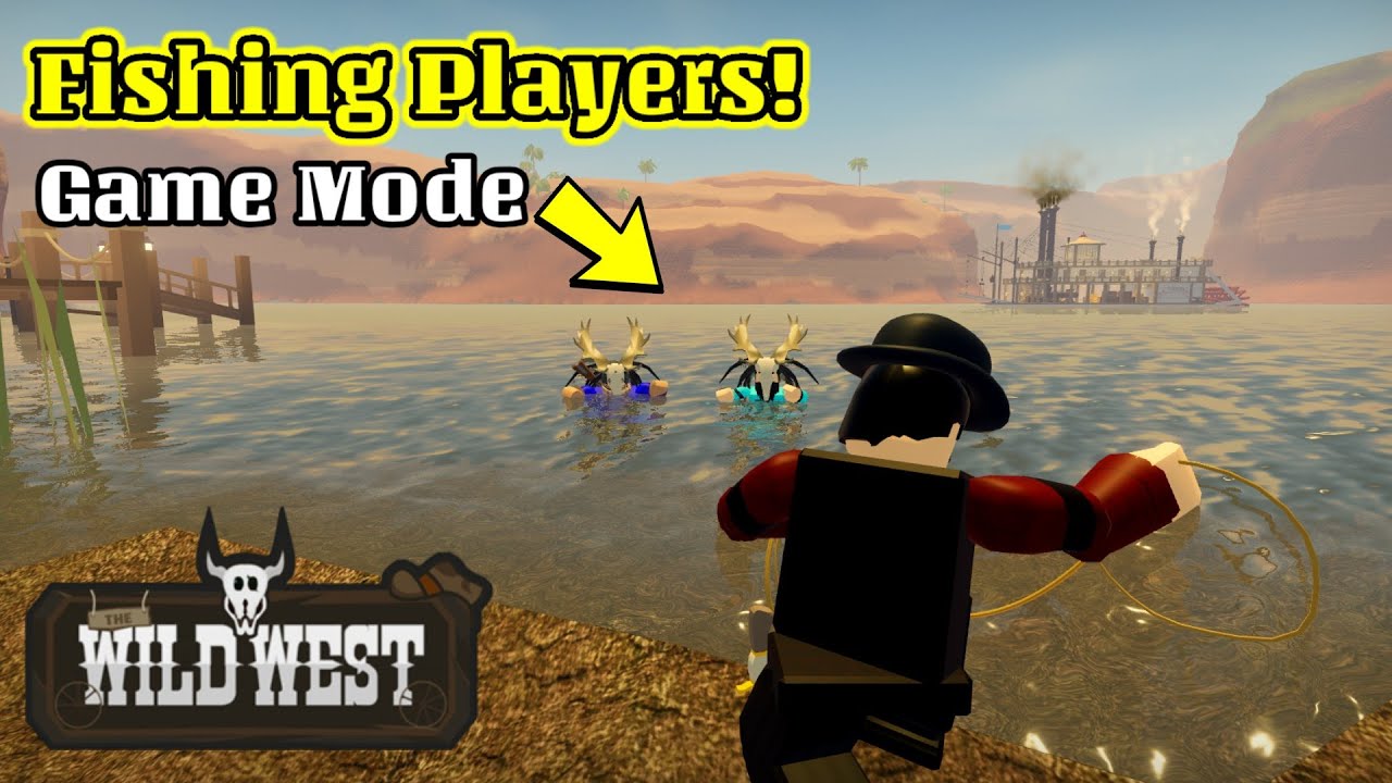 Fishing Players! [Roblox Wild West] - YouTube