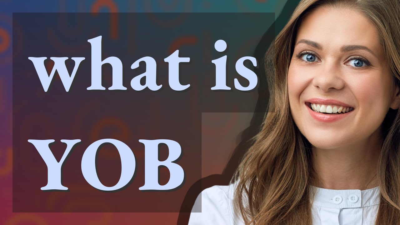 Yob | meaning of Yob - YouTube