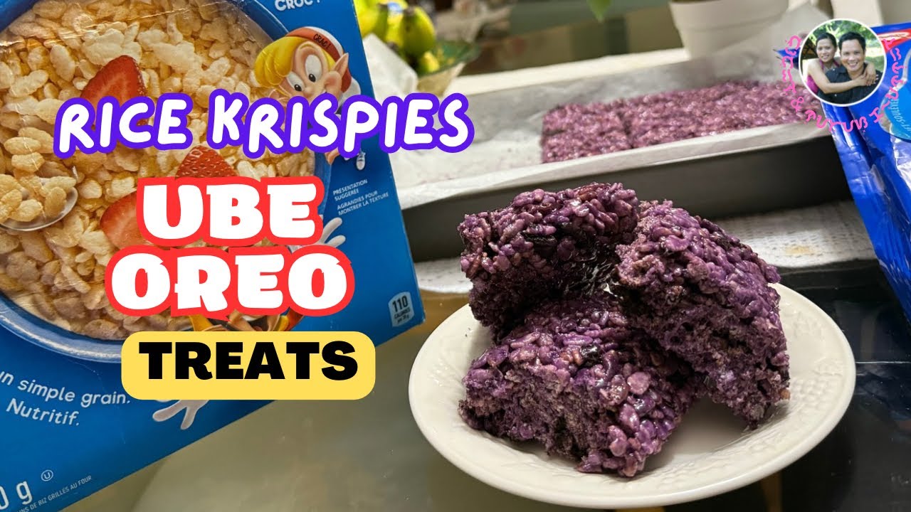 UBE OREO RICE KRISPIES TREATS - YouTube